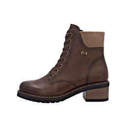 Remonte Damen Schn&uuml;rstiefelette "Remonte Stiefelette Leder/Synthetik", Gr. 39chestnut, Leder, Synthetik, Schuhe