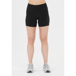 Endurance Damen Lauftights "Strong", schwarz, Gr. 44, unifarben, 77% Polyester, 23% Elasthan, Hosen, mit atmungsaktiver, schnell trocknender Funktion