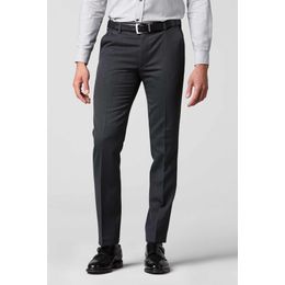 MEYER Herren Anzughose "Oslo 2-111", grau, Gr. 54, unifarben, 55% Polyester, 45% Wolle, Hosen
