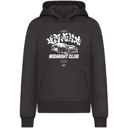 Mister Tee Sweatshirt 'Midnight Racing Club' Herren Gr&ouml;&szlig;e XS schwarz / wei&szlig;