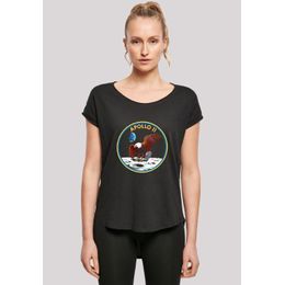 F4NT4STIC Damen T-Shirt "NASA Apollo 11 Mission Badge", schwarz, Gr. XXL, Obermaterial: 100% Baumwolle, Shirts, Premium Qualit&auml;t