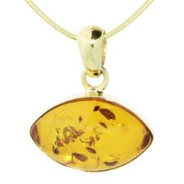 OSTSEE-SCHMUCK Damen Kette und Anh&auml;nger Set "- Marfa - Gold 333/000 - Bernstein", 42, gold, Gelbgold 333, Schmuck_Sets
