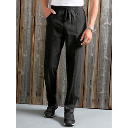 CLASSIC Herren Schlupfhose, schwarz, Gr. 46, unifarben, 100% Baumwolle, Hosen