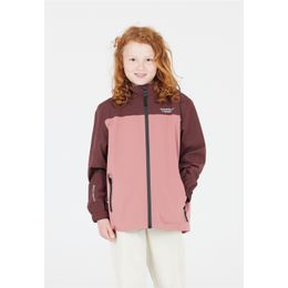 WEATHER REPORT Kinder Outdoorjacke "Borise Jr.", rosa, Gr. 152, mehrfarbig, 90% Polyester, 10% Elasthan, Jacken, mit wasserdichter Ausstattung