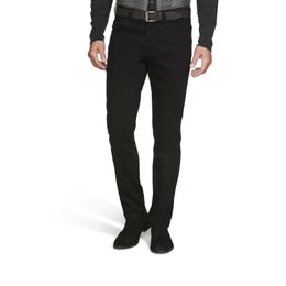 MEYER Herren 5-Pocket-Jeans "Dublin 9-4541", schwarz, Basic, Gr. 58, unifarben, 97% Baumwolle, 3% Elasthan, Jeans, mit Stretch-Dehnbund