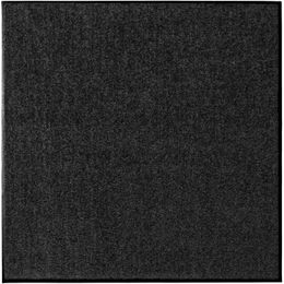 Fu&szlig;matte Salonloewe, B:85cm H:7mm L:85cm, schwarz, Polyamid, Au&szlig;enbereich, Teppiche