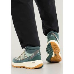 Jack Wolfskin Herren Wanderstiefel "WILD HIKE TEXAPORE MID M", Gr. 11, gr&uuml;n, Obermaterial: 100% Polyester. Futter: 100% Polyester, Schuhe