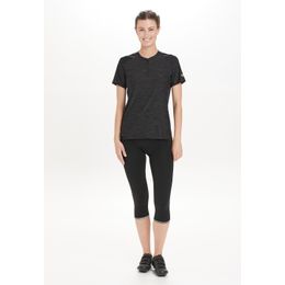 Endurance Damen Radhose "Juvel W &frac34; Tights Gel-Pad", schwarz, Gr. 42, unifarben, 72% Nylon, 28% Elasthan, Hosen, mit komfortabler