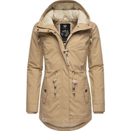 Ragwear Damen Winterjacke "Monadis Black Label", grau, Gr. S, Au&szlig;enmaterial: 65% Polyester, 35% Baumwolle. Innenfutter: 100% Polyester. Wattierung: