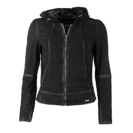 Maze Damen Lederjacke "Donie", schwarz, Gr. XL, Obermaterial: 100% Lammleder; Innenseite: 100% Polyester; &Auml;rmelfutter: 100% Polyester, Jacken