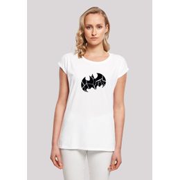 F4NT4STIC Damen T-Shirt "DC Comics Batman Logo'", wei&szlig;, Gr. 4XL, Obermaterial: 100% Baumwolle, Shirts, Print