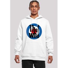 F4NT4STIC Herren Kapuzenpullover "The Who Target Classic", wei&szlig;, Gr. M, Obermaterial: 65% Baumwolle, 35% Polyester, Pullover, Premium Qualit&auml;t