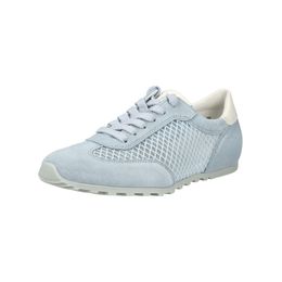 Paul Green Damen Schn&uuml;rschuh "Paul Green Sneaker Veloursleder/Textil", Gr. 39blau, Textil, Veloursleder, Schuhe