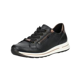 Ara Damen Sneaker "Ara Sneaker Glattleder", Gr. 39, schwarz, Glattleder, Schuhe