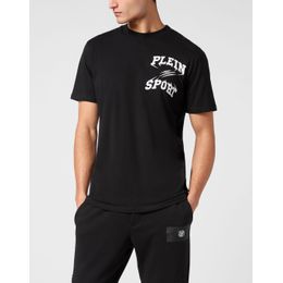 Plein Sport Damen T-Shirt "T-Shirt"0201, schwarz, wei&szlig;, Gr. L, Obermaterial: 100% Baumwolle, Shirts