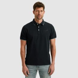PME-Legend PME LEGEND Herren Poloshirt "Short sleeve polo stretch pique package", grau, Gr. 4XL, unifarben, Jersey, Obermaterial: 96% Baumwolle, 4% Elasthan,