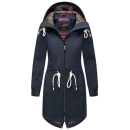 Marikoo Damen Softshelljacke "Mount Furnica", blau, Gr. S, Obermaterial: 95% Polyester, 5% Elasthan; Futter: 100% Polyester; Wattierung: 100%