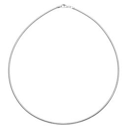 OSTSEE-SCHMUCK Damen Halsreif "- Omega 2,2 mm - Silber 925/000 -", 45, Silber 925 (Sterlingsilber), silber, Silber 925 (Sterlingsilber), Halsketten