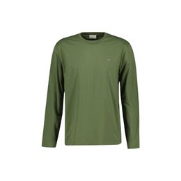 Gant Herren Longsleeve "Longsleeve REGULAR SHIELD LONG SLEEVE 1er Pack", gr&uuml;n, Gr. M, Obermaterial: 100% Baumwolle CO., Shirts