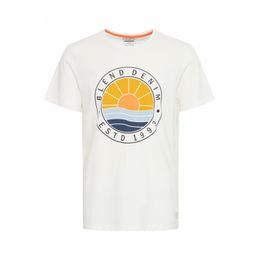Blend Herren T-Shirt "T-Shirt BHBammer", wei&szlig;, Gr. S, Obermaterial: 100% Baumwolle CO., Shirts