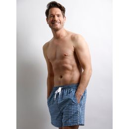 feel good Herren Badeshorts, blau, Gr. 8, Polyester, Badehosen