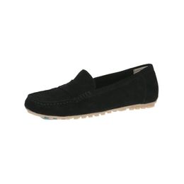 Caprice Damen Mokassin "Caprice Mokassin Veloursleder", Gr. 37schwarz, Veloursleder, Schuhe
