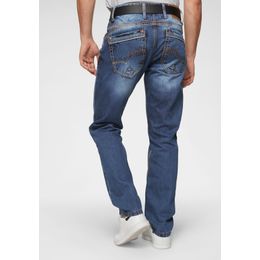Cipo & Baxx CIPO & BAXX Herren Loose-fit-Jeans, blau, Gr. 36, Obermaterial: 100% Baumwolle, Jeans