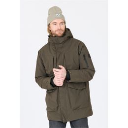 WHISTLER Herren Parka "Graysville", grau, Gr. S, unifarben, 100% Polyester, Jacken, mit wasser-, schnee- und winddichten Funktionen
