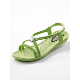 Siebi&acute;s SIEBI`S Damen Sandalette, Gr. 42, gr&uuml;n, Synthetik, Schuhe