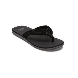 Quiksilver Herren Sandale "Carver Suede Core", Gr. 8, schwarz, Obermaterial: Leder / Au&szlig;ensohle: Synthetischer Gummi., Schuhe