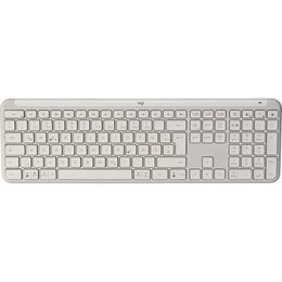 Logitech Signature Slim K950(DE) Tastatur Weiss Kabellos