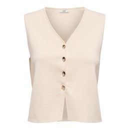Jacqueline de Yong Jdy Knitted Vest 'JDYAstra' female Beige size XS