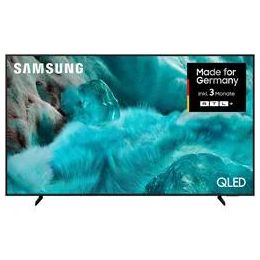 Samsung QLED-Fernseher "GQ85Q7FAAU QLED-Fernseher", Energieeffizienz: G (A-G), schwarz, 85, Fernseher, Quantum HDR, Knox Security, Art Store, 3D Sound, Gaming Hub, AI TV, Topseller