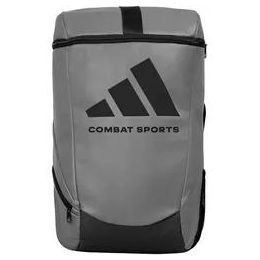 Sportrucksack Adidas PERFORMANCE "Sport Backpack" Gr. S, grau (grau, schwarz), Rucks&auml;cke, S, Lederimitat