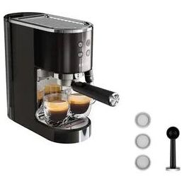 Krups XP 444G Virtuoso+ Espresso Siebtr&auml;germaschine 15 bar Pumpendruck 3 Crem...