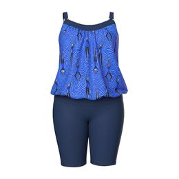 Ulla Popken Tankini female Blue size 42-44