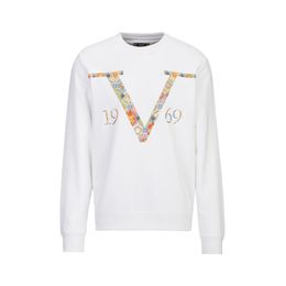 19V69 Italia Sweatshirt 'Nico Baroque' male White size 3 XL