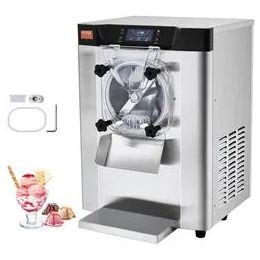 VEVOR Kommerzielle Eiscreme-Maschine, 12 L/h Einzelgeschmacksrichtung Arbeitsplatten-Eiscrememaschine f&uuml;r Hartes Servieren, 4,5 L Edelstahlzylinder, LED-Panel, Automatische Vork&uuml;hlung mit Reinigung