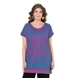 MIAMODA Shirt female Blue, Pink size 60