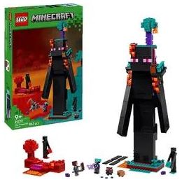 Lego Minecraft 21279 Der Enderman-Turm Bausatz, Mehrfarbig