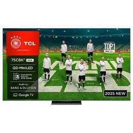 TCL 75C8K QD-Mini LED TV (Flat, 75 Zoll / 189,3 cm, QLED 4K, SMART TV)