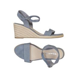 Tamaris Sandalen Damen Gr&ouml;&szlig;e 42 Second Hand hellblau