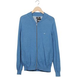 Fynch-Hatton Strickjacke Herren Gr&ouml;&szlig;e L Second Hand blau