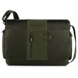 Piquadro Brief Kuriertasche mit Laptopfach 14" gr&uuml;n