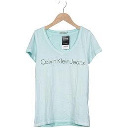 Calvin Klein Jeans T-Shirt Damen Gr&ouml;&szlig;e S Second Hand blau