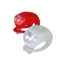 Endurance Fahrradlichter-Set 'LED Light' Herren Gr&ouml;&szlig;e One Size rot / wei&szlig;