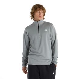 New Balance Sport Knit Quarter Zip Shirt Herren