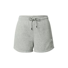 Nike Sportswear Shorts 'Essential' Damen Gr&ouml;&szlig;e 42 graumeliert / wei&szlig;