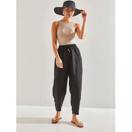 Bianco Lucci Pants female Black size S