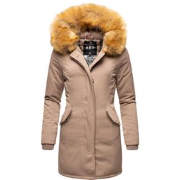 Marikoo Mantel 'Karmaa' Damen Gr&ouml;&szlig;e XS taupe Winterjacke